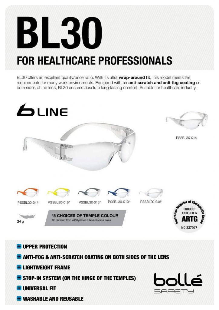 Bolle B-Line BL30 PSSBL30-408 (Min QTY 10) | Boost Safety & Workwear